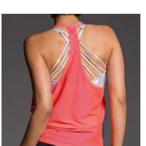 Onzie | Tops | Onzie T Back Mesh Tank | Poshmark